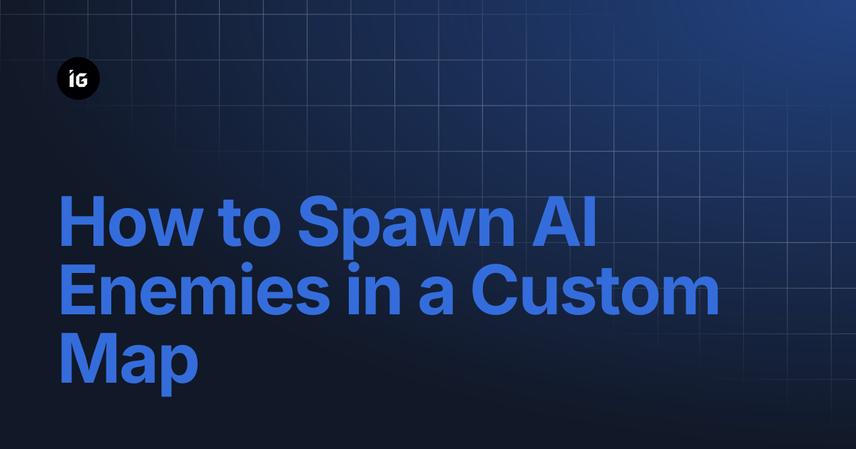 How to Spawn AI Enemies in a Custom Map | Low Poly Shooter Pack ...